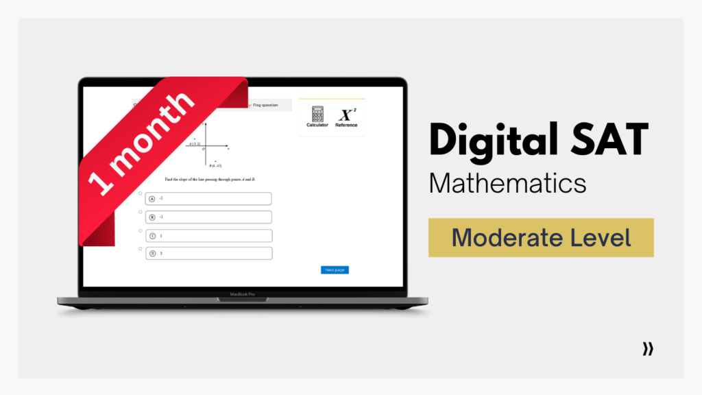 SAT Math Moderate (1 month) – www.aimslearning.online