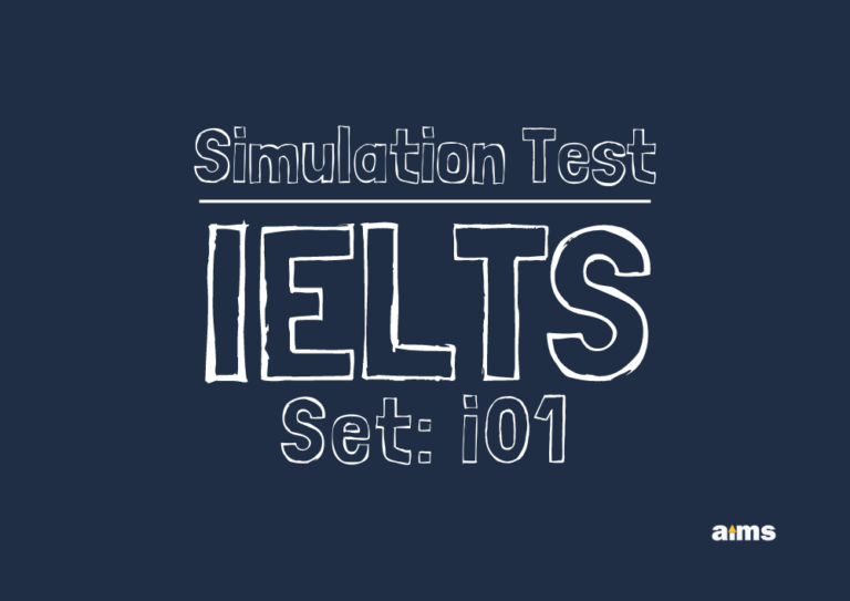 IELTS Simulation Test i01 – www.aimslearning.online